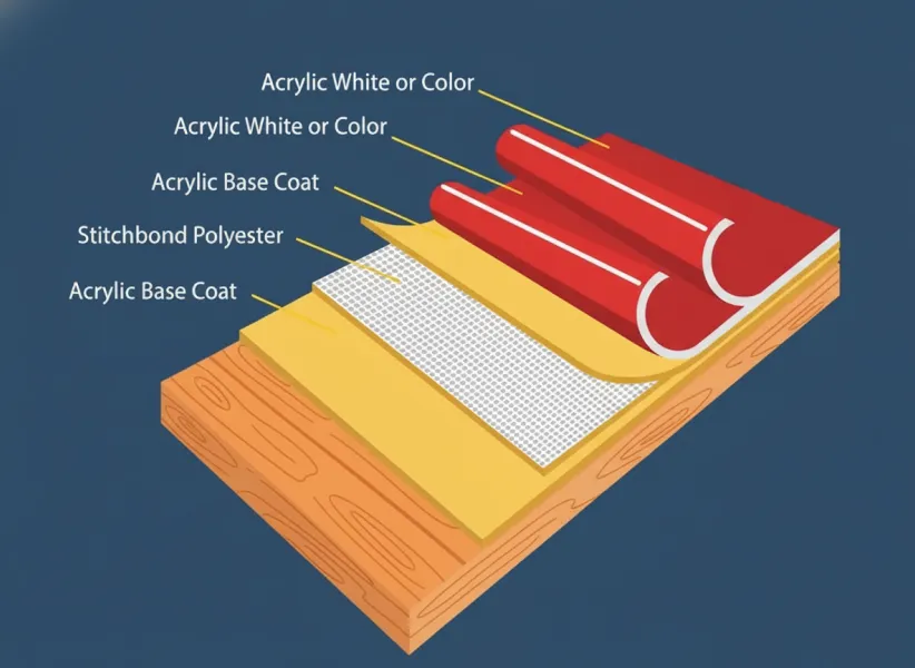 Poly Membrane Cold Roof Layover Tucson, AZ | Desert Star Roof Coating, LLC